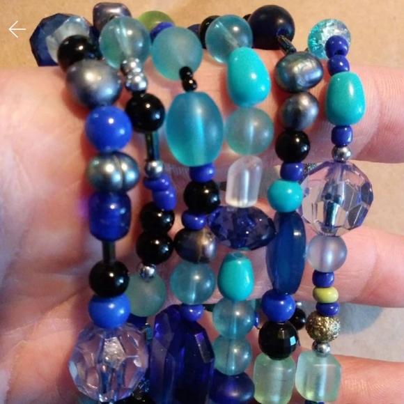 Jewelry | Six Handmade Stackable Beaded Bracelets | Poshmark